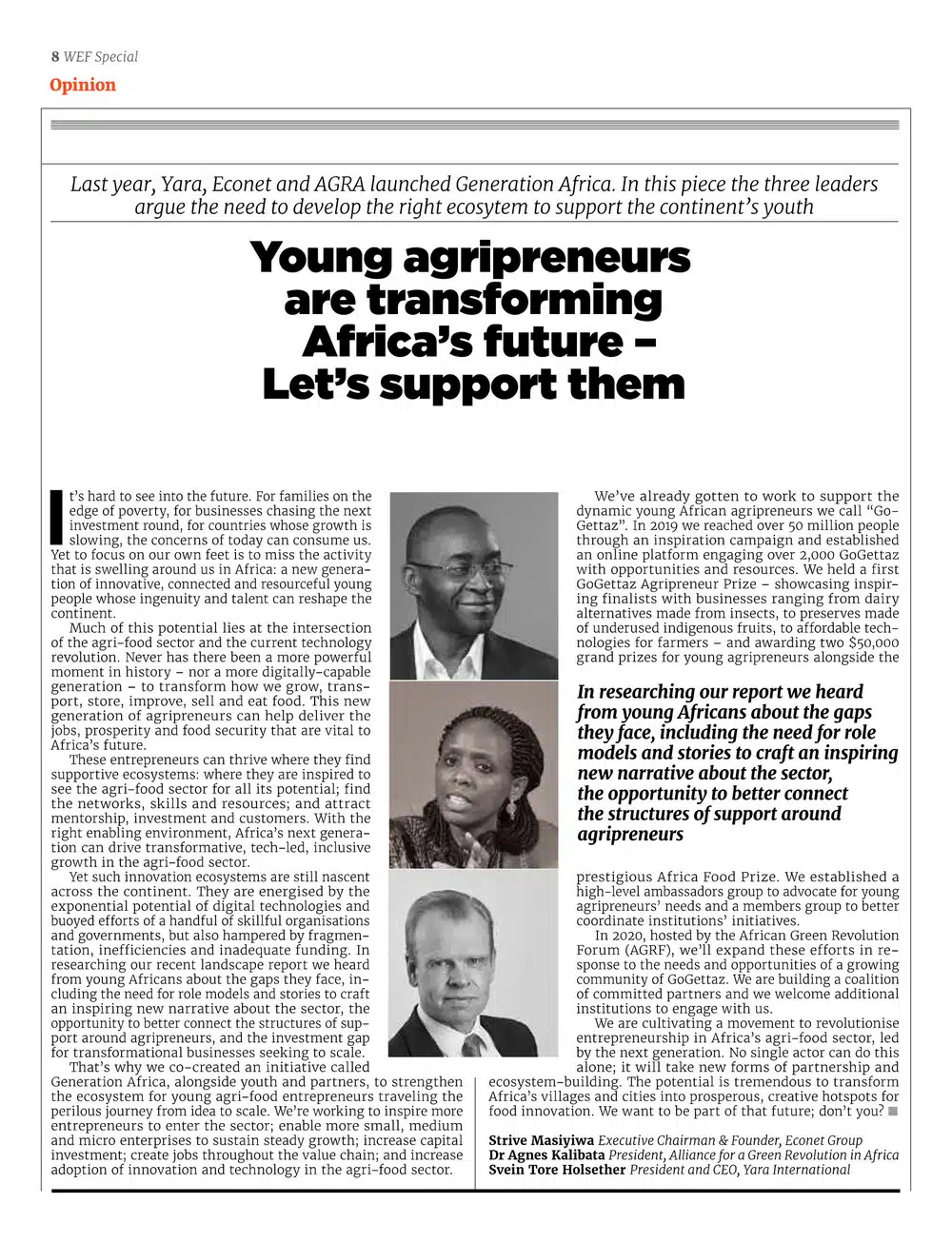 Young entrepreneurs are transforming Africa’s future – Let’s support ...